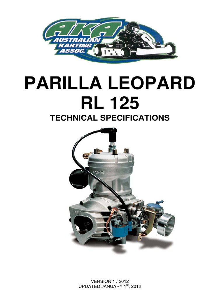 Parilla Leopard RL 1253 | PDF | Carburetor | Piston
