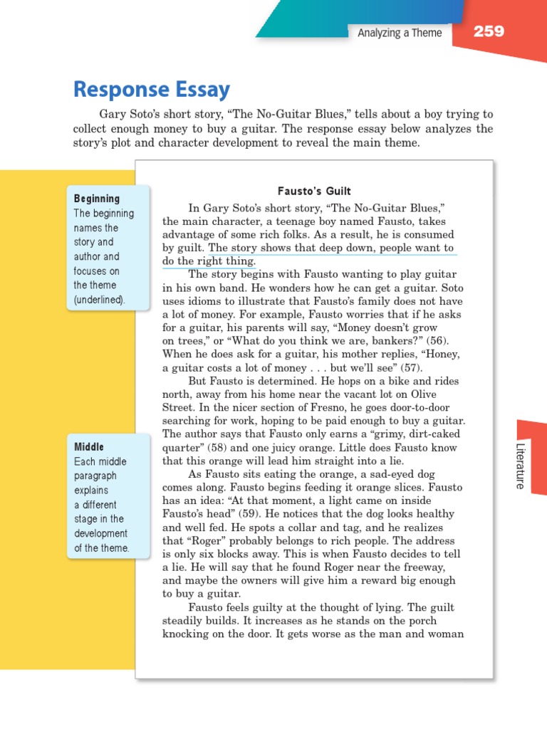 Theme Analysis Sample | Guilt (Emotion) | Free 30-day Trial | Scribd