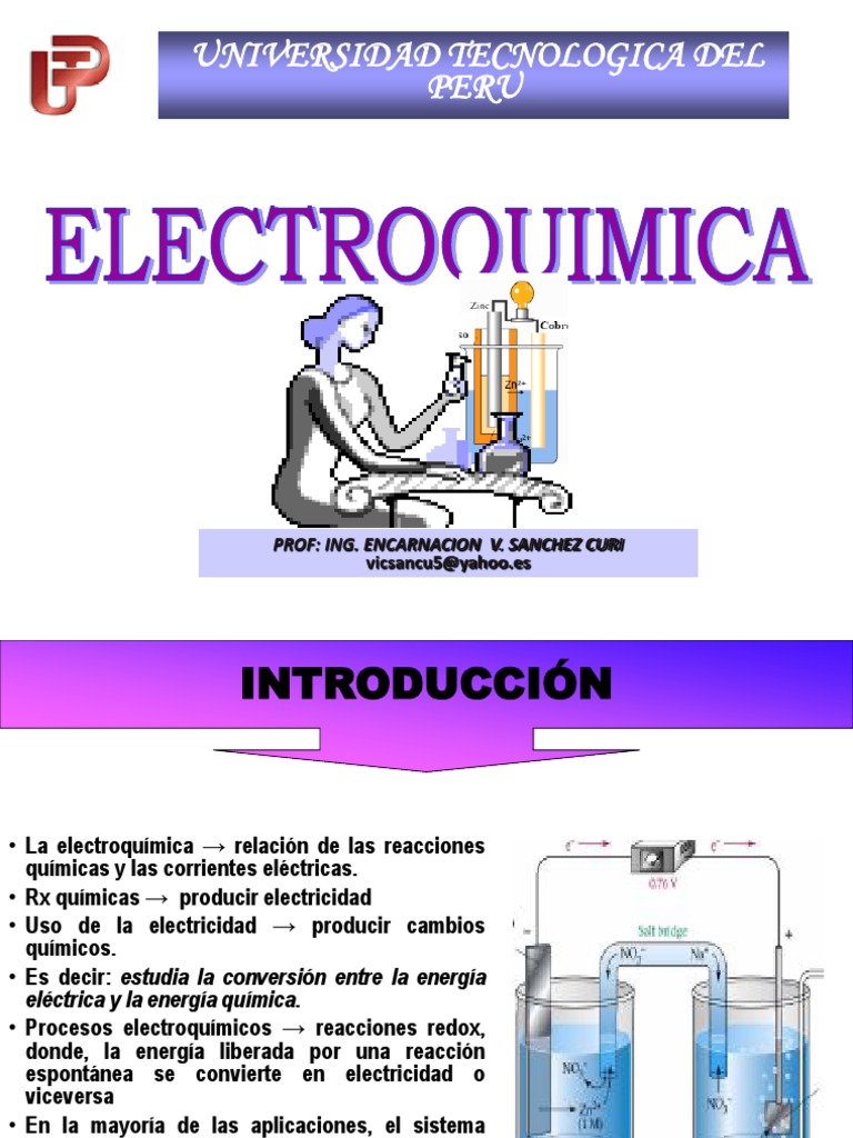 Electroquímica.pptx | Electroquímica | Redox