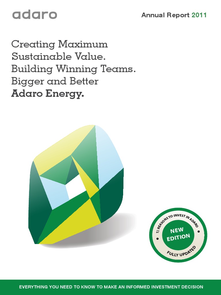 Adaro Energy 2011 Annual Report | PDF | Free Cash Flow | Dividend