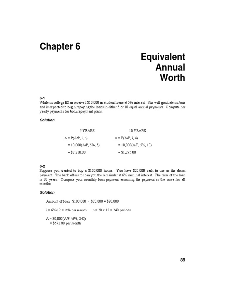 Engineering Economy | PDF | Present Value | Interest