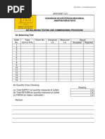 Megger Test Form | PDF | Electrical Engineering | Manufactured Goods