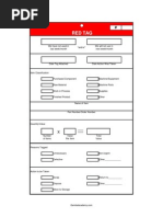 5S Red Tag Template AdaptiveBMS | PDF