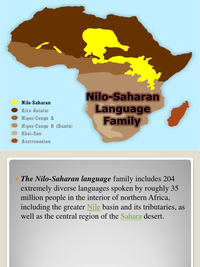 Nilo-Saharan Language Insights | PDF | Social Science