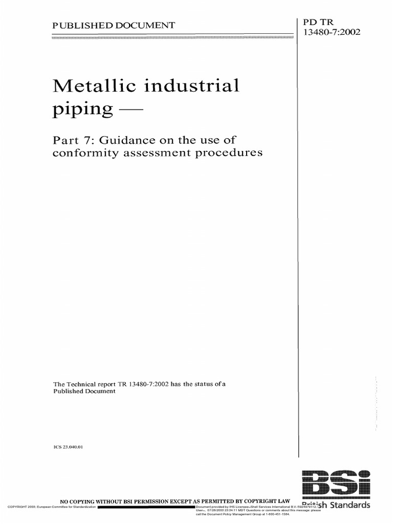 En 13480 7 Guidance Procs Voorlopig | PDF | Evaluation | Business