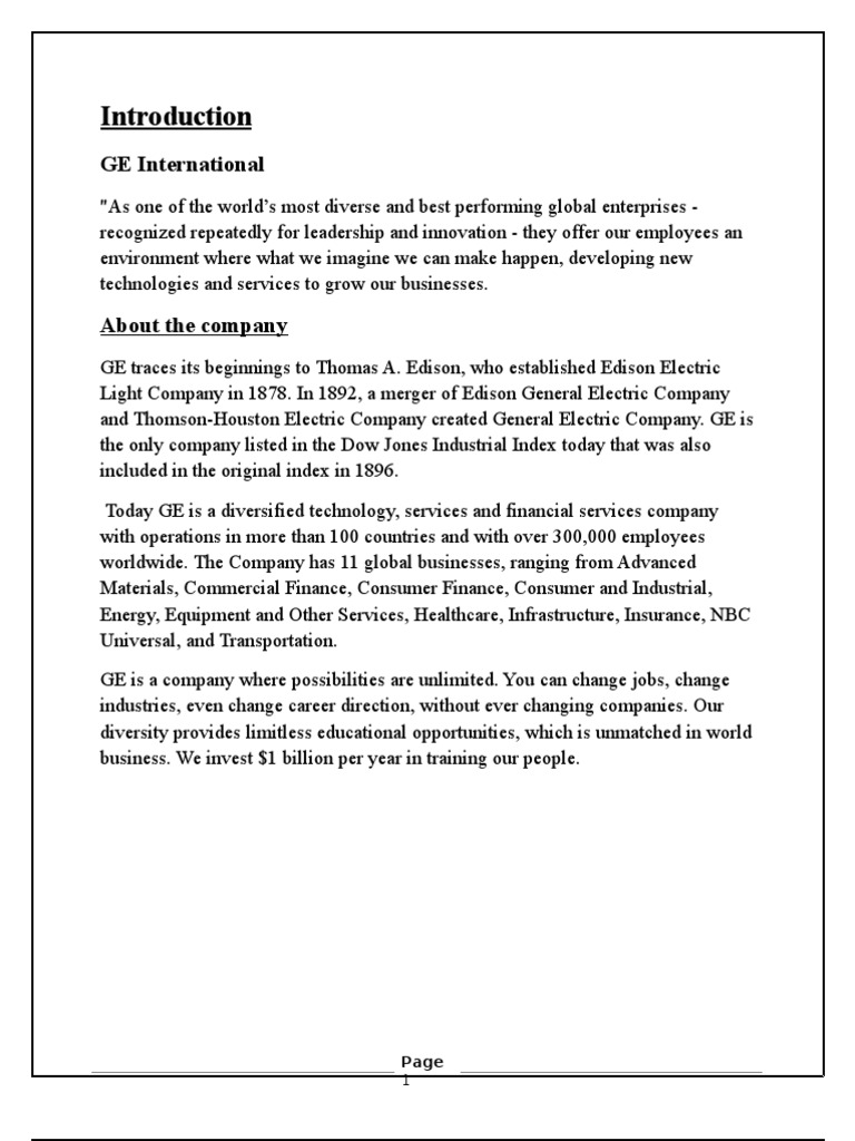 GE's Commitment to Values and Culture | PDF | Leadership | General Electric