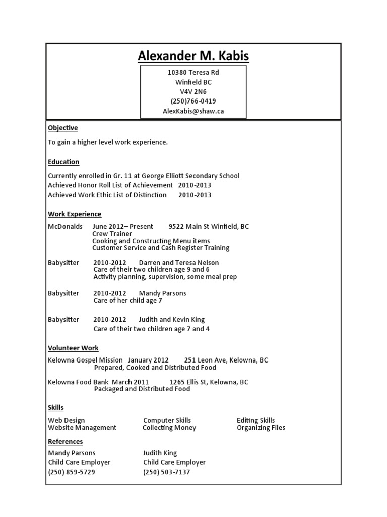 Alex Resume | PDF