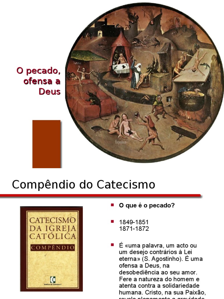 O Pecado, Ofensa A Deus | PDF | Pecado | Comportamento e experiência ...