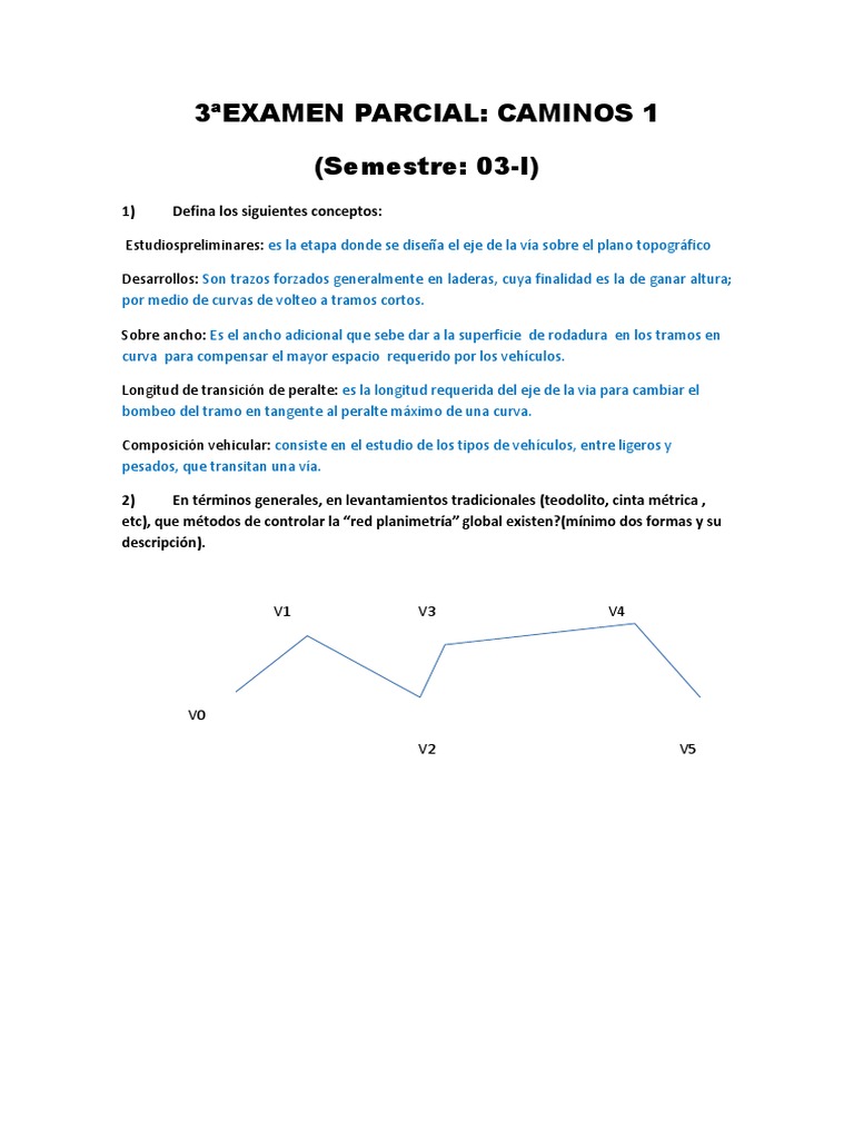 Tercer Examen de Caminos 1 | PDF | Tecnología