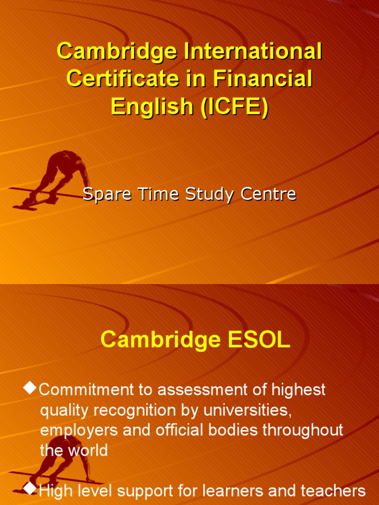 Cambridge ICFE Overview and Details | PDF | Question | Multiple Choice
