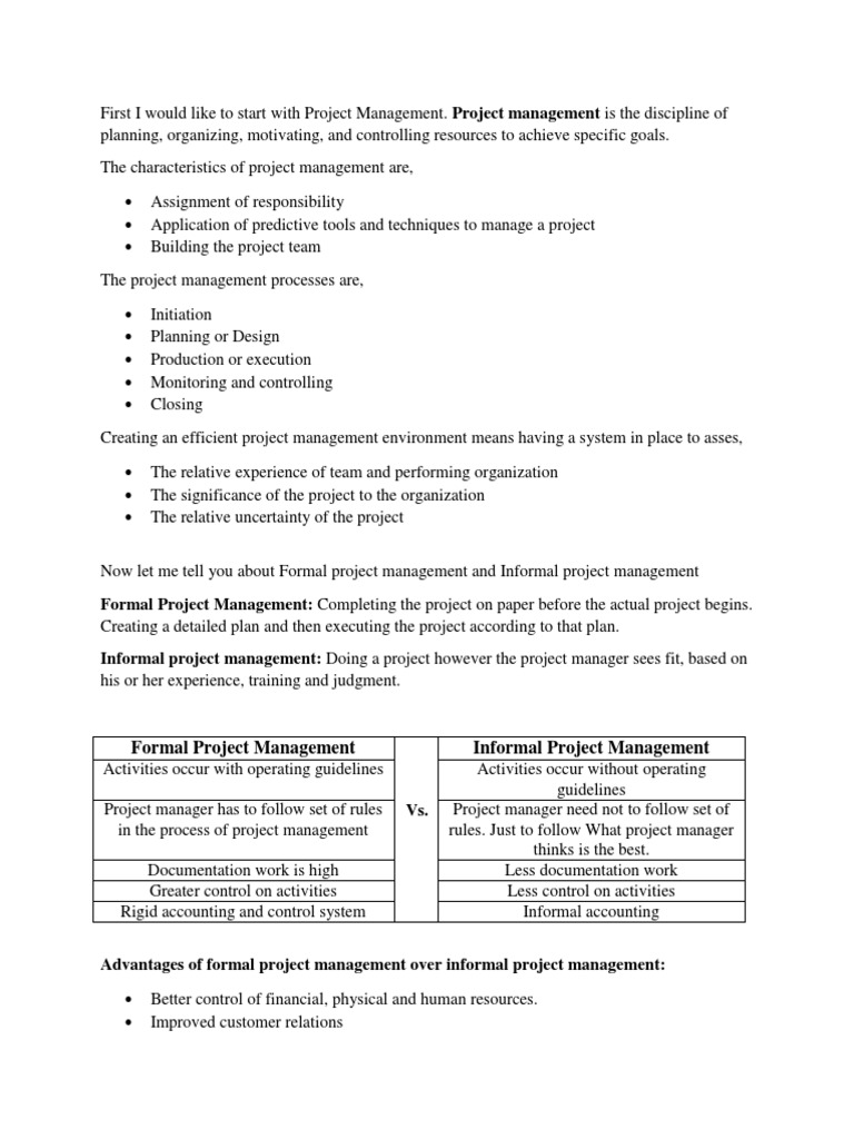 Project Management Discussion Board#1 - Final | PDF
