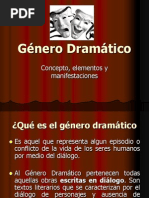 Mapa Conceptual Género Dramático | PDF