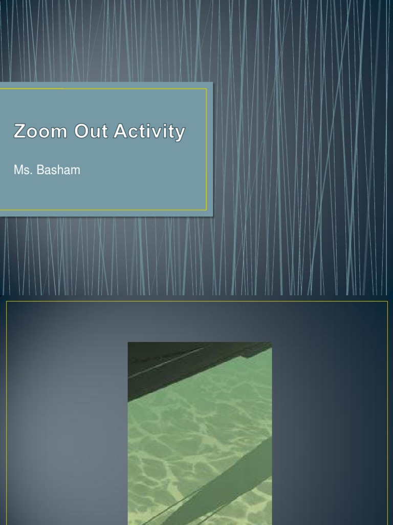 Zoom Out Activity | PDF