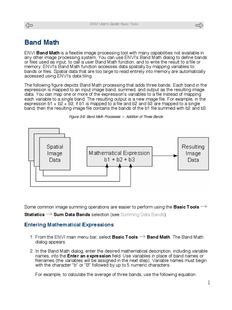 Band Math | PDF | Data Type | Function (Mathematics)