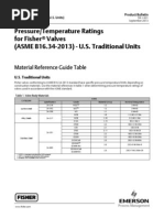 ASME B16.34 Valve Pressure Classes | PDF | Valve | Steel