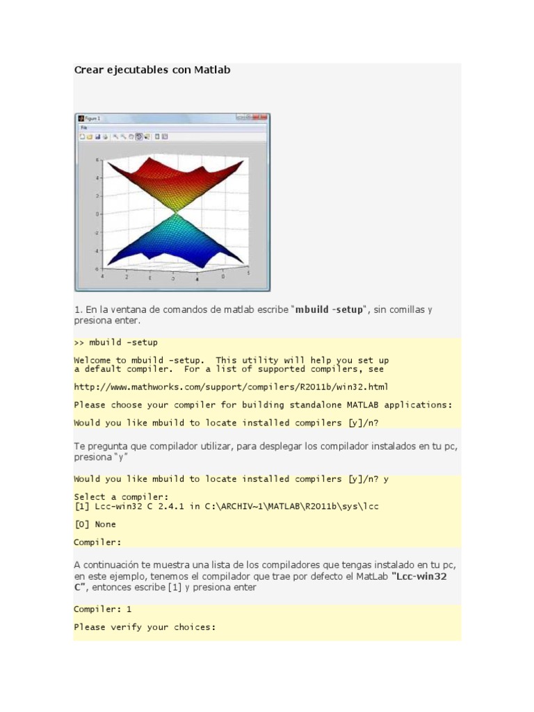 Crear Ejecutables Con Matlab | PDF | Matlab | Archivo de computadora