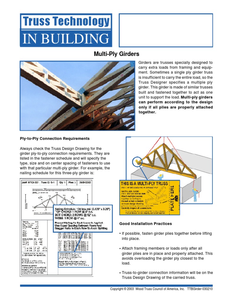 Girder Truss | PDF | Truss | Screw