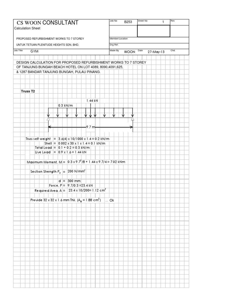 Truss Calculation