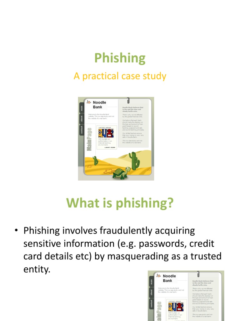 Phishing Case Study | PDF