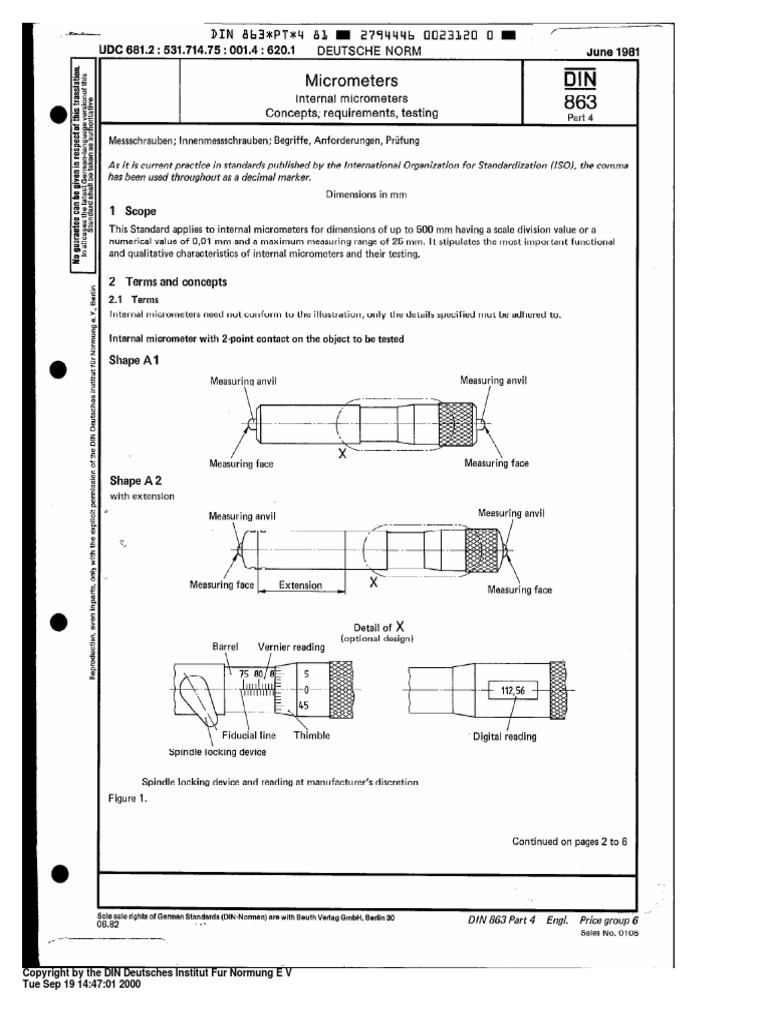 Din 863 Part 4 | PDF