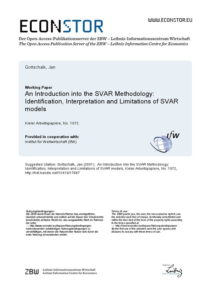 Kap 1072 | PDF | Vector Autoregression | Endogeneity (Econometrics)