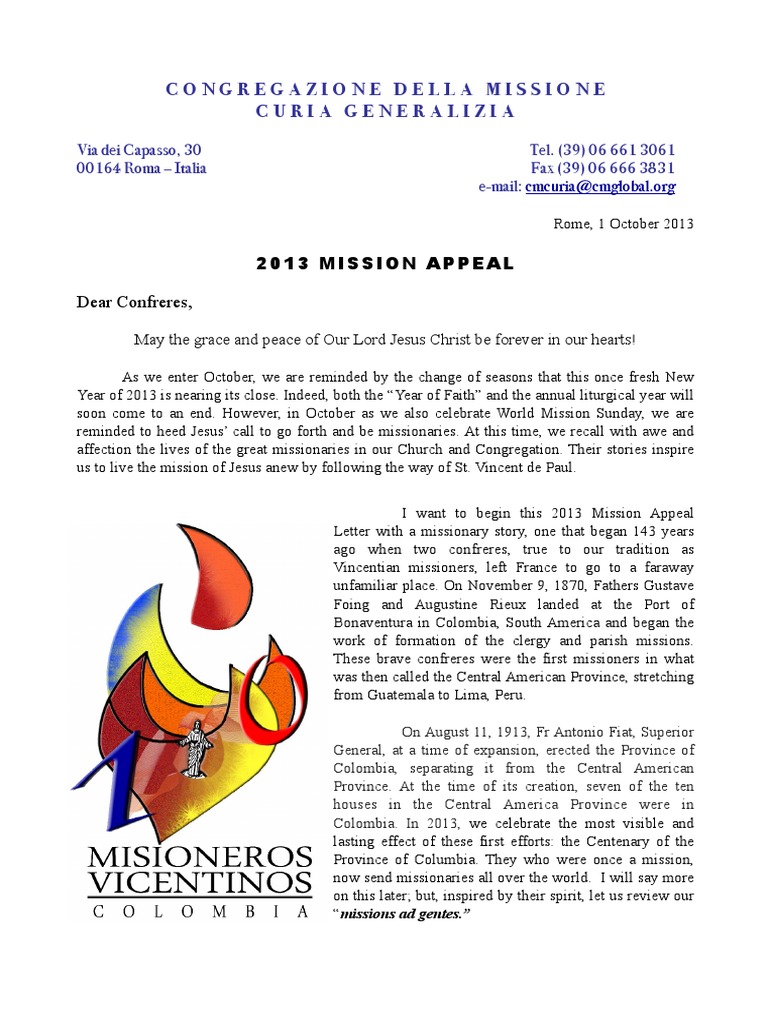 Mission Appeal - October 2013 (ENGLISH) | PDF | Missionary (Lds Church ...