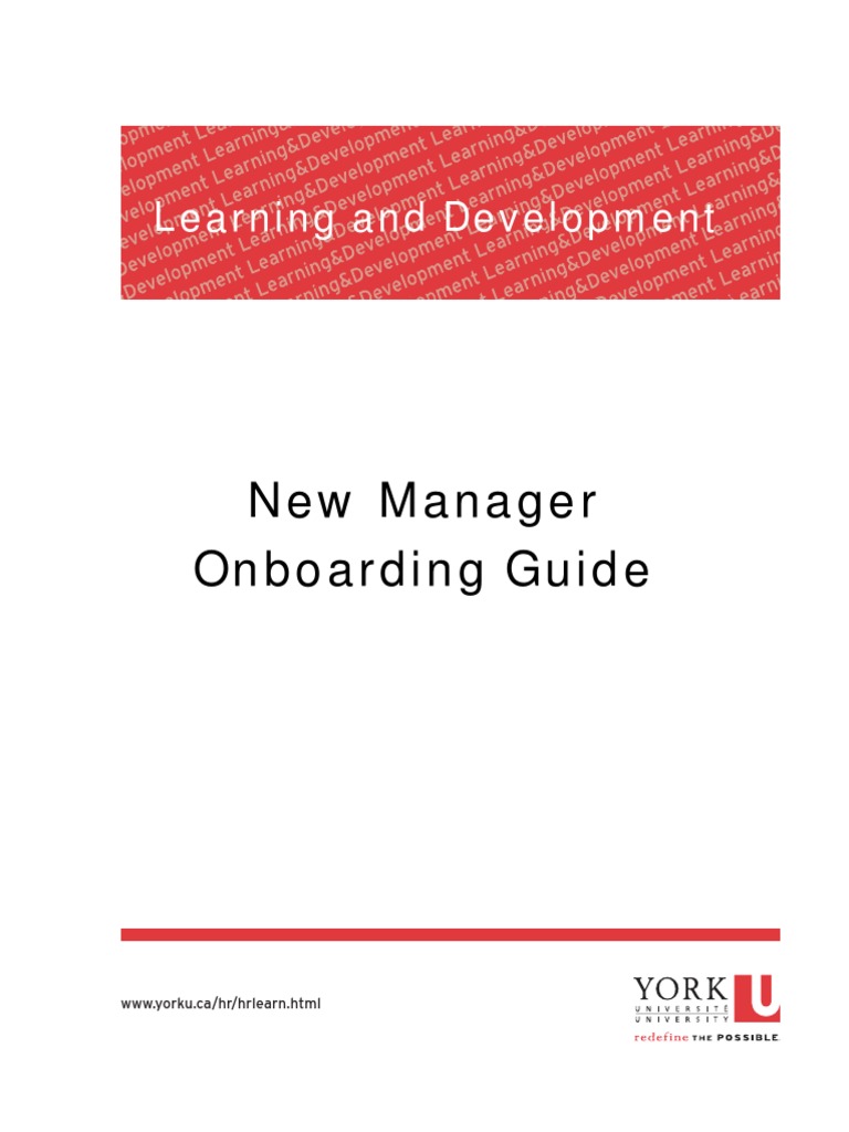 New Manager Onboarding Guide | PDF | Mentorship | Recruitment
