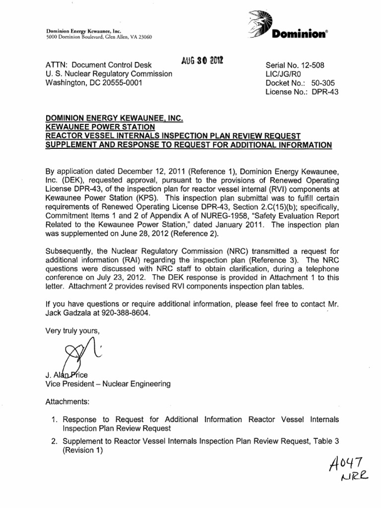 Clevis Bolts Material 2 | PDF | Nuclear Regulatory Commission | Screw