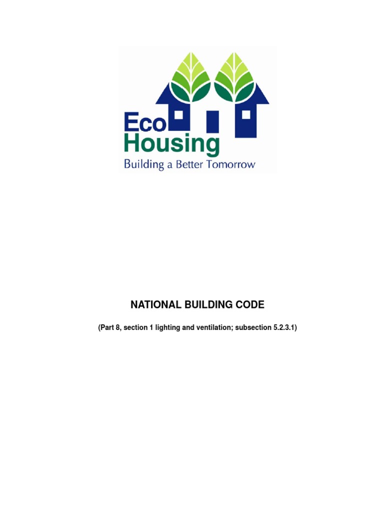 National Building Code Part8 | PDF | Ventilation (Architecture ...