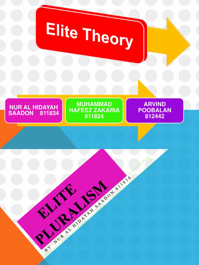 Classic Elite Theory | PDF | Elite | National Rifle Association