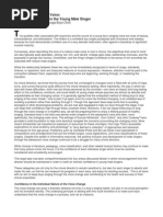 Choir Warm Up Posture: Exercise 1 | PDF | Breathing | Lung