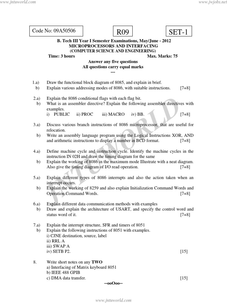 Microprocessors and Interfacing | Download Free PDF | Assembly Language ...