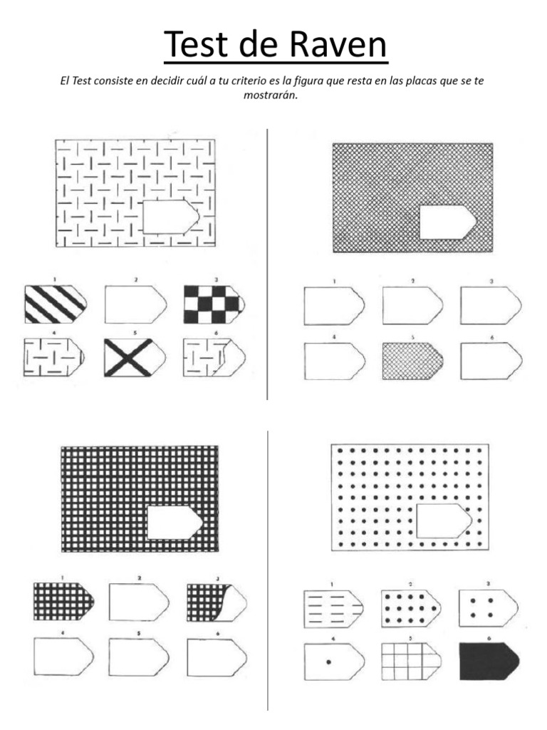 Raven Test Answers Pdf