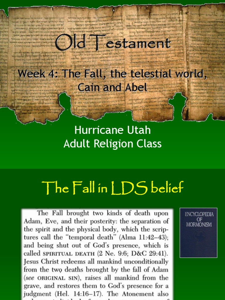 LDS Old Testament Slideshow 04: The Fall Cain & Abel | PDF | Cain And ...