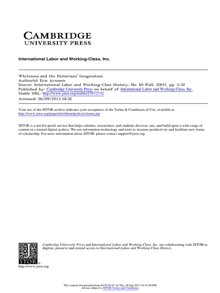 27672732 | PDF | Whiteness Studies | W. E. B. Du Bois