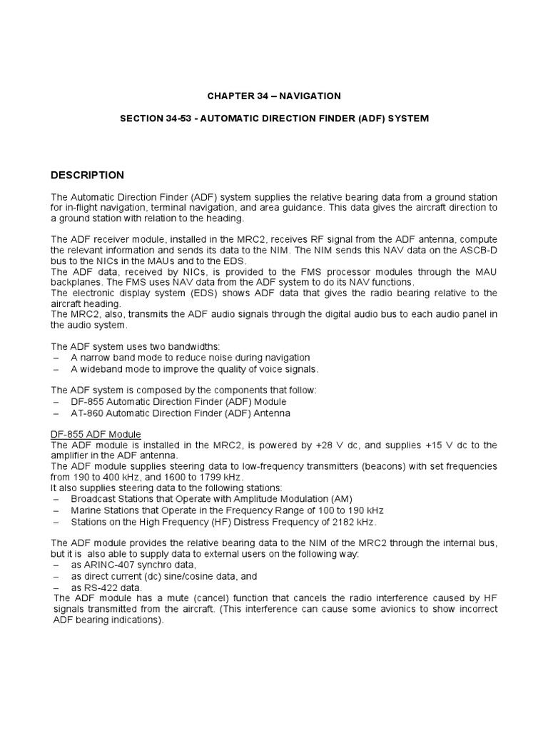 Adf (Draft) | PDF | Frequency Modulation | High Frequency