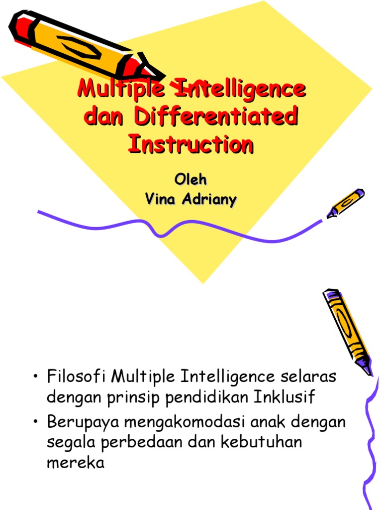 Multiple Intelligence Dan Differentiated Instruction | PDF