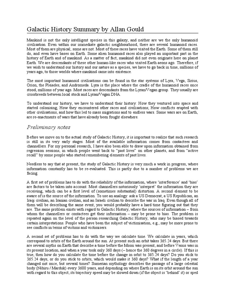 Galactic History Summary | PDF | Orbit | Galaxy