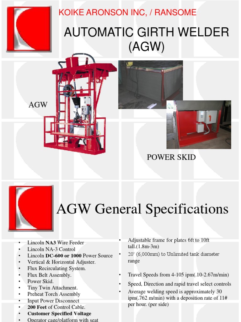 AGW Training | Welding | Construction