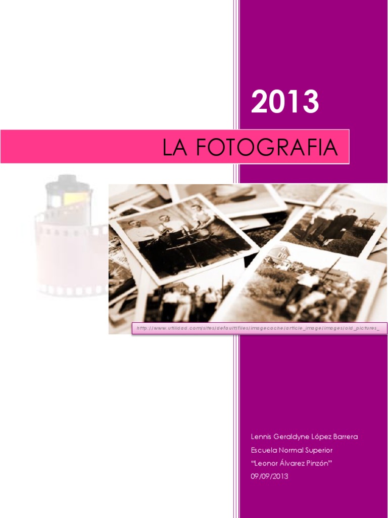 HISTORIA DE LA FOTOGRAFÍA pdf