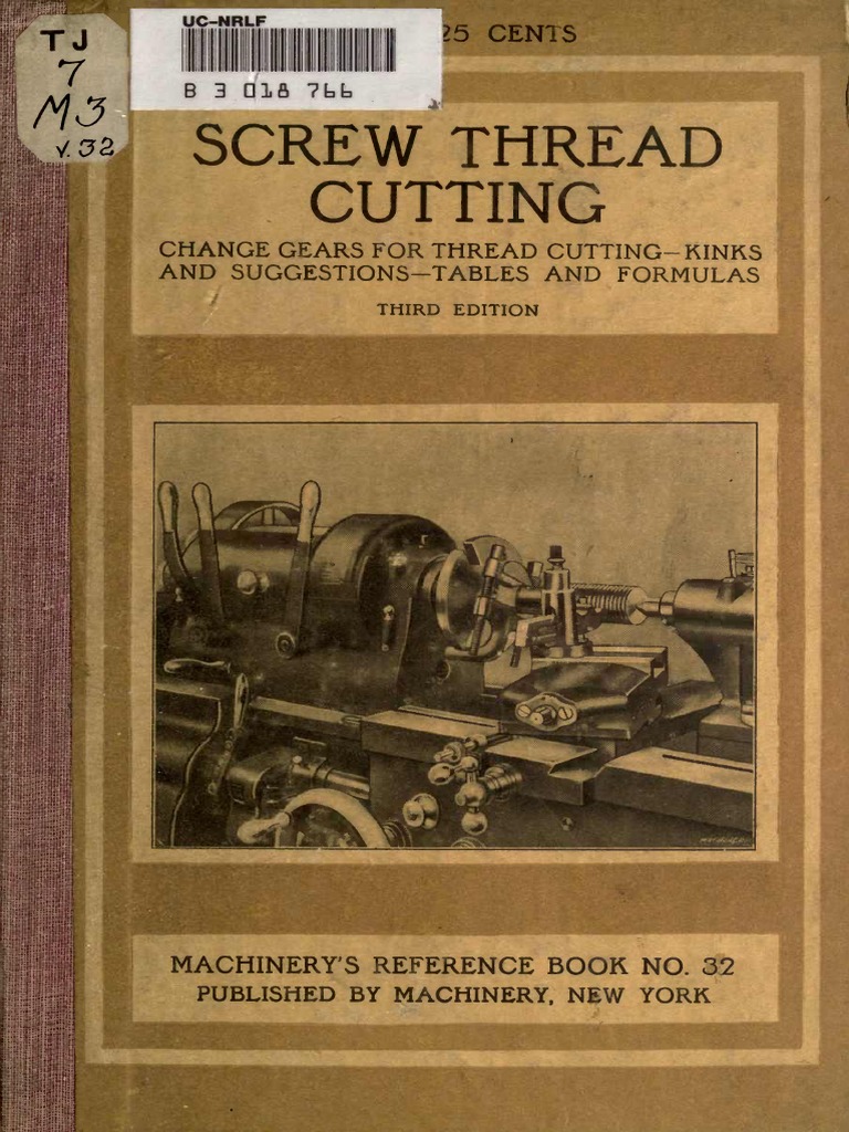 Screw Thread Cutting | PDF | Fraction (Mathematics) | Screw