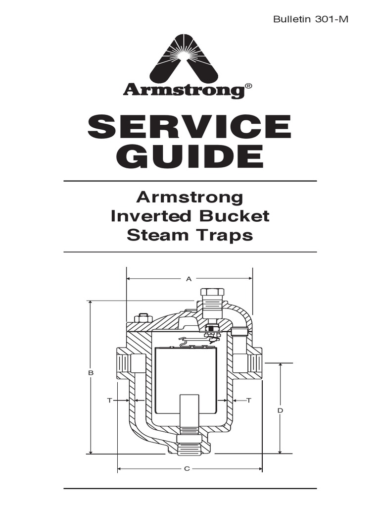 Service Guide: Armstrong Inverted Bucket Steam Traps | PDF | Valve | Steam