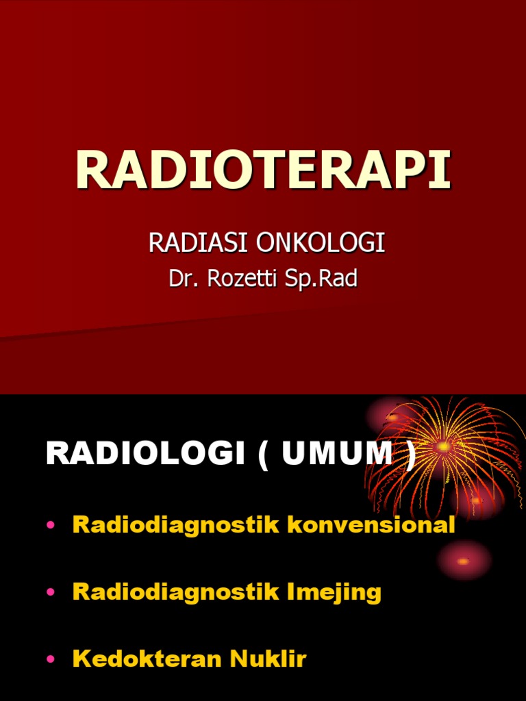 RADIOTERAPI. Revisi | PDF
