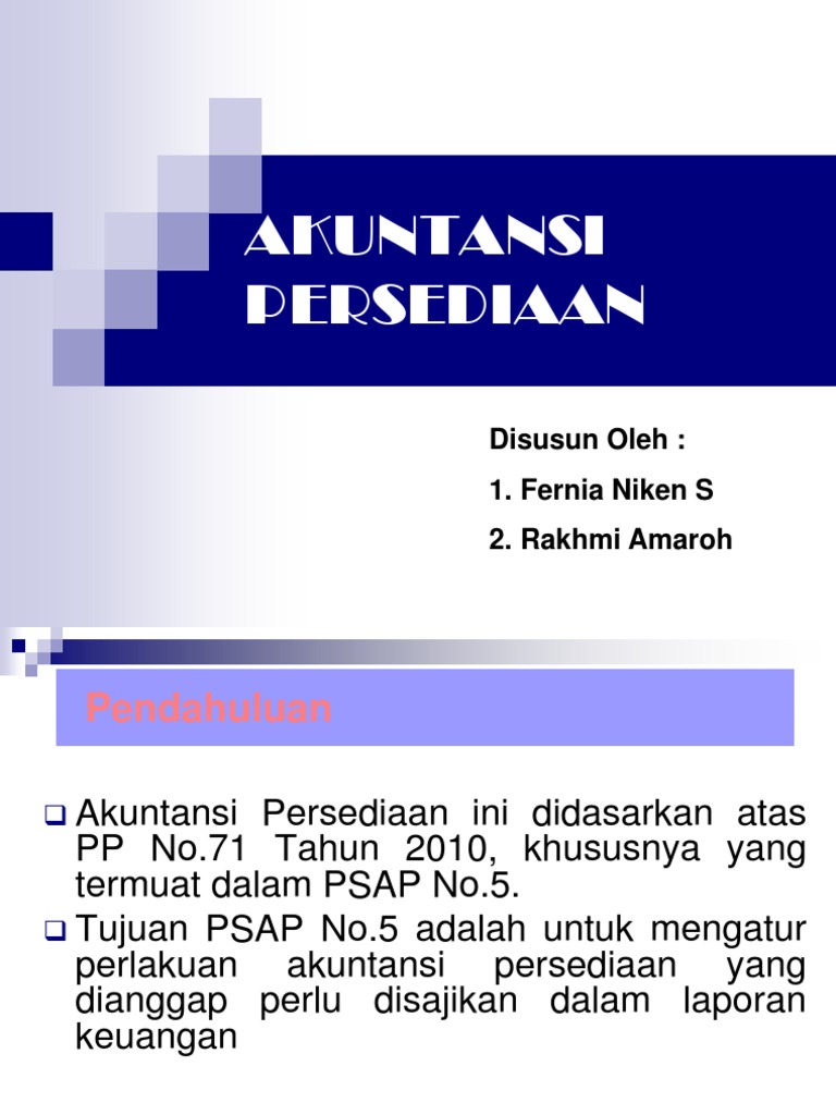 Akpem - Akuntansi Persediaan | PDF