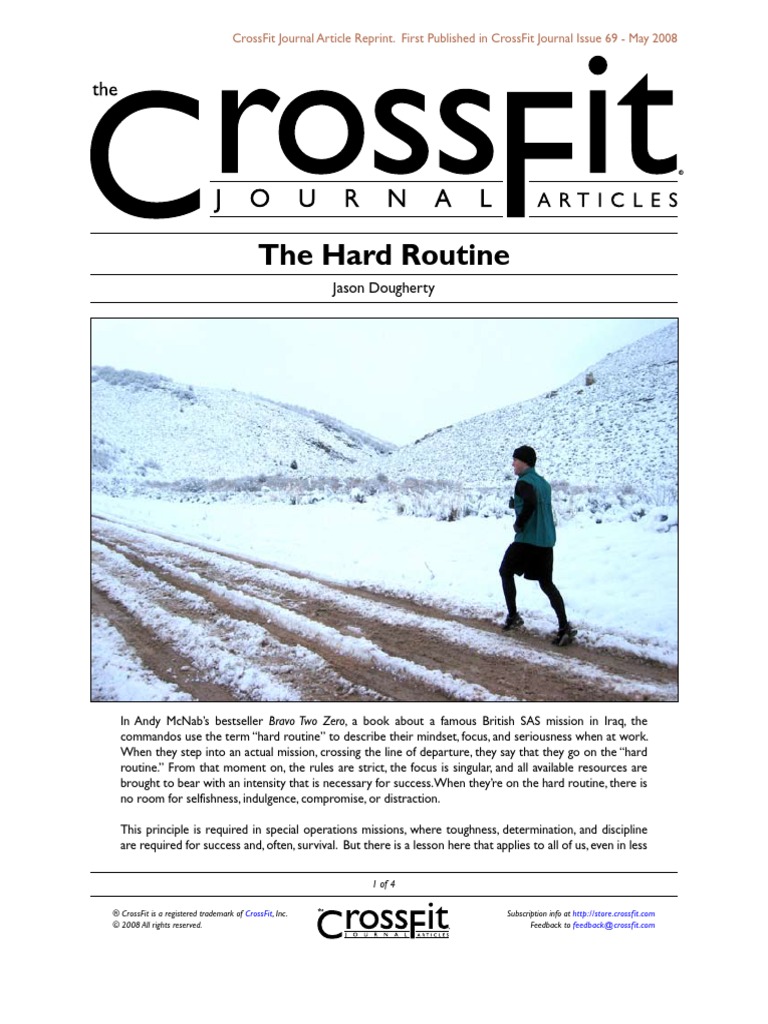 The Hard Routine: Jason Dougherty | Download Free PDF | Nutrition | Diets