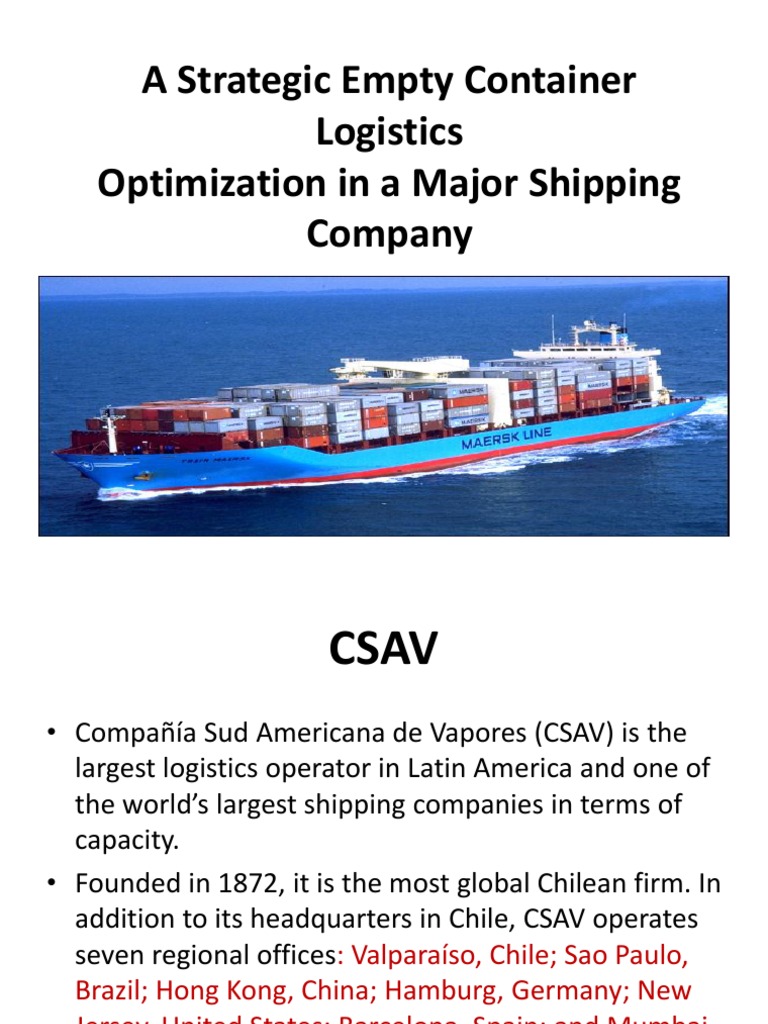 Empty Container | PDF | Logistics | Inventory