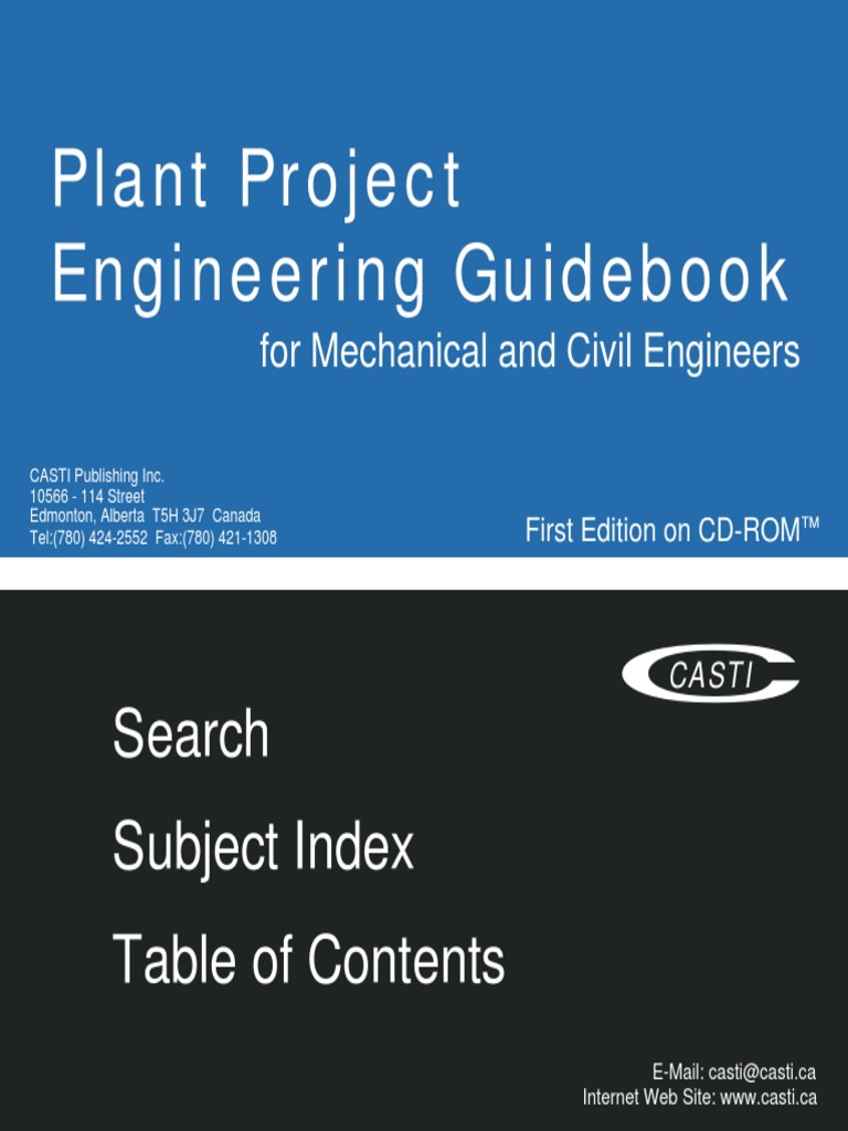 Plant Project Engineering Guidebook For Mechanical and Civil Engineers ...