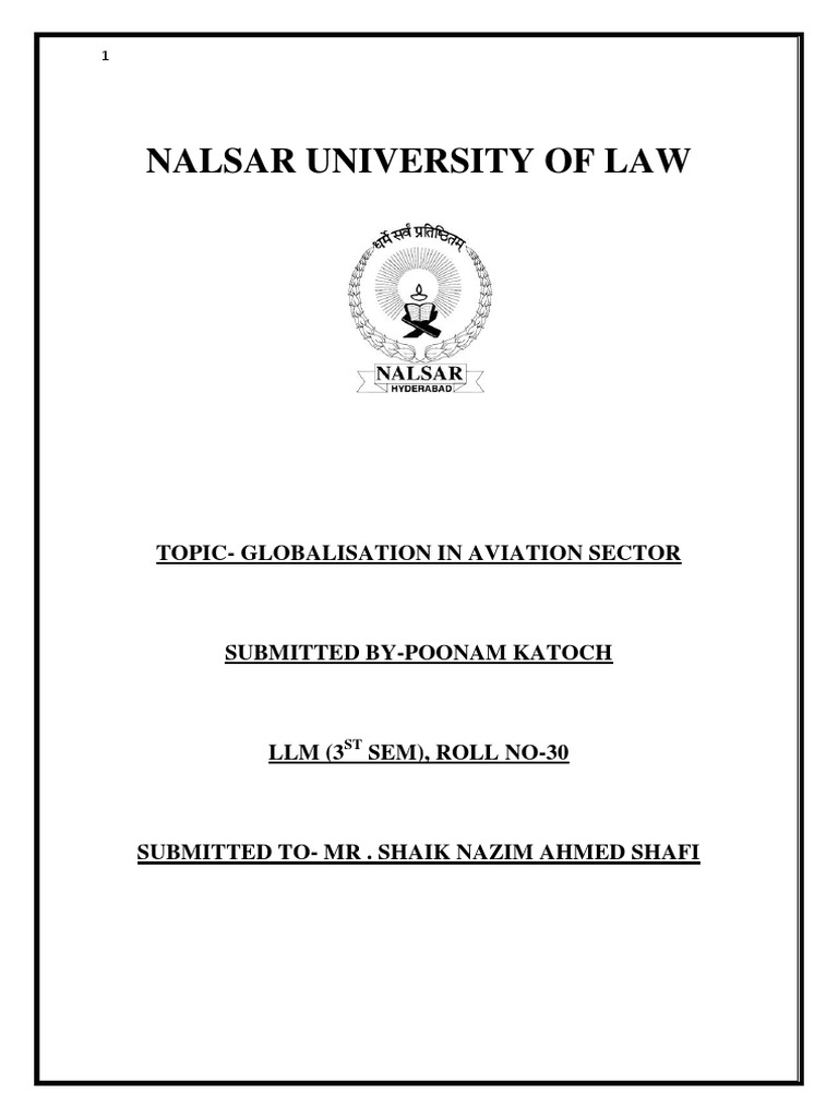 Globalization and Aviation Project | PDF | Airlines | Globalization