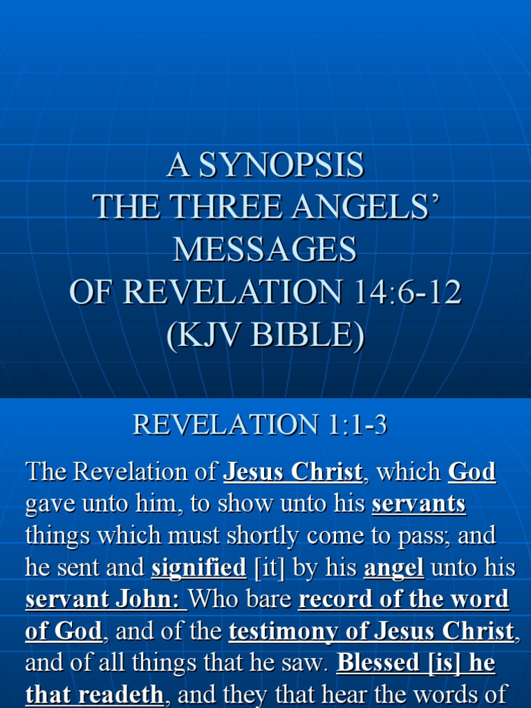 Three Angels' Messages in Revelation 14 | PDF | John The Baptist ...