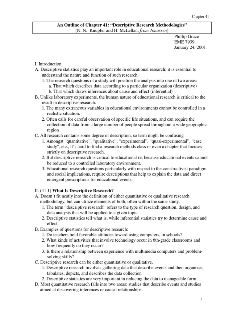 Descriptive Method in social science survey | Survey Methodology ...